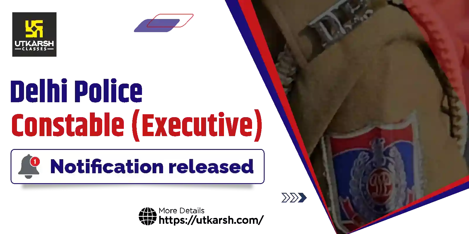 Delhi Police Constable (Executive) 2023 Notification Out