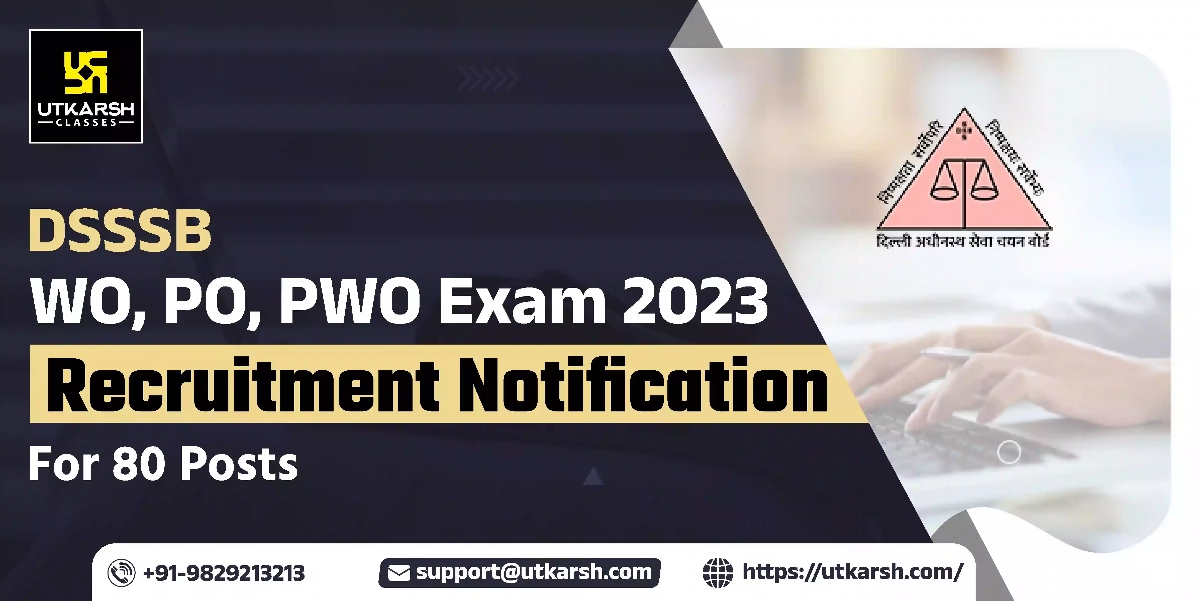 DSSSB Exam Notification 2023 (Out): Apply By 3 January 2024
